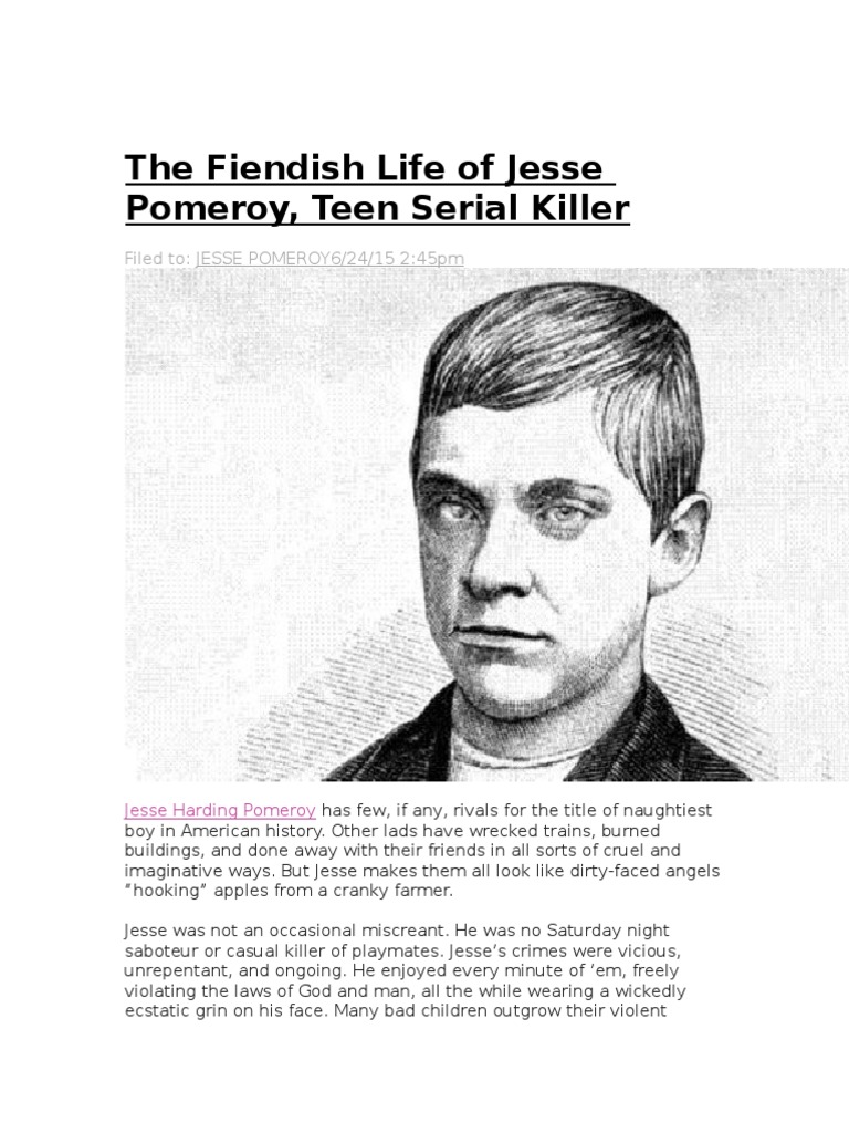 The Fiendish Life of Jesse Pomeroy | PDF | Pardon | Parole