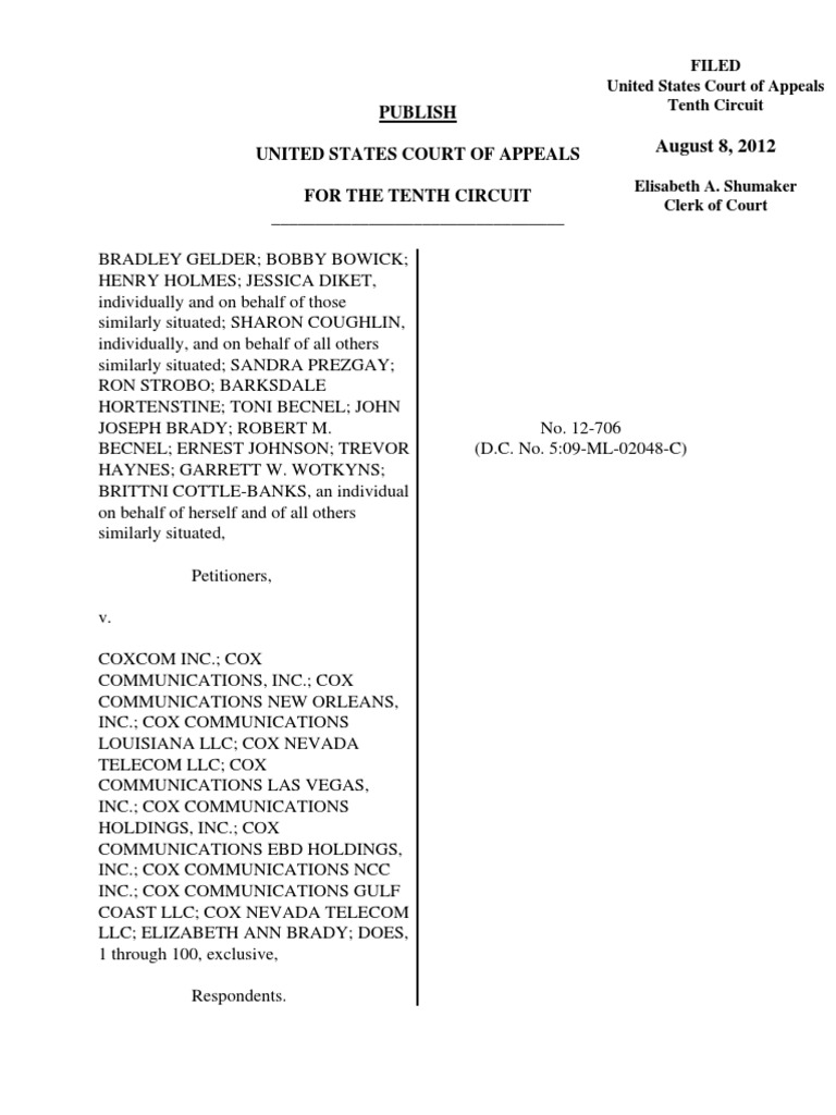 Publish United States Court of Appeals For The Tenth Circuit | PDF ...