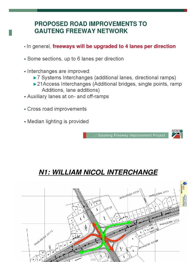 Gauteng Freeway Improvement Plan | PDF