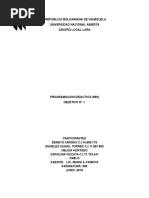 Bisquera Modelo de Programas | PDF