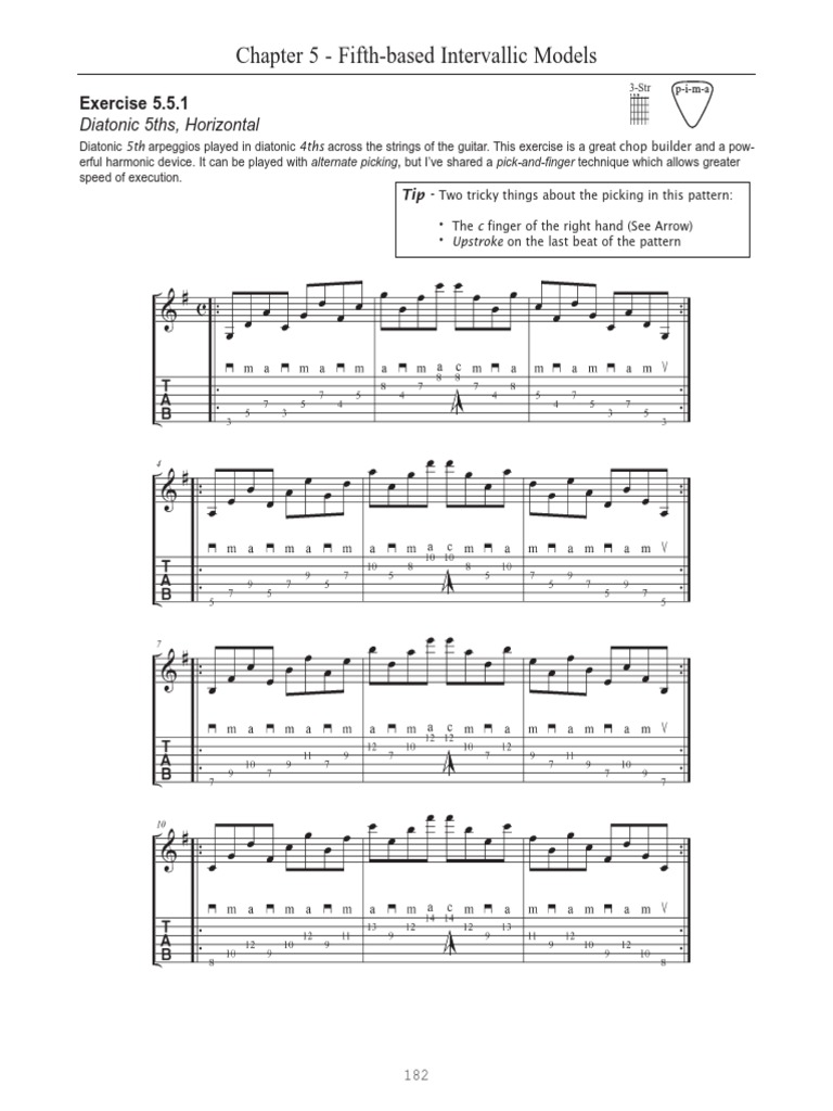 Chapter 5 - Fifth-Based Intervallic Models: Diatonic 5ths, Horizontal | PDF