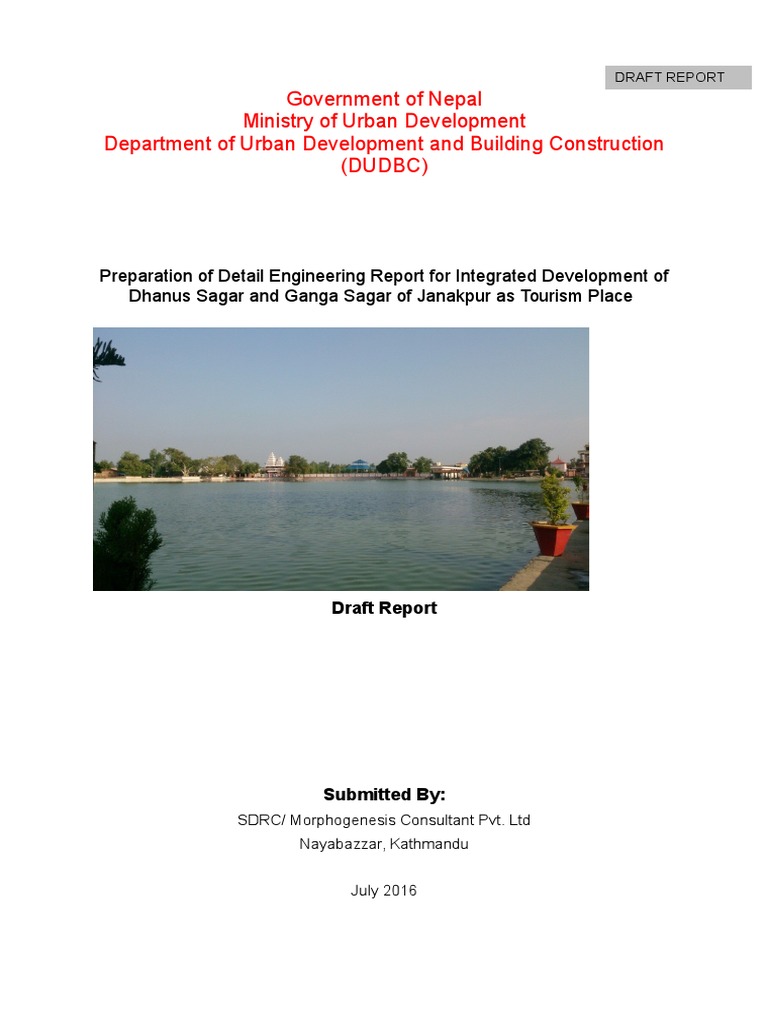 Government of Nepal Ministry of Urban Development Department of Urban ...