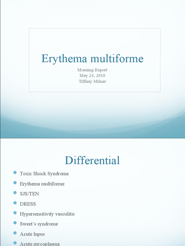 Erythema Multiforme | PDF | Wellness