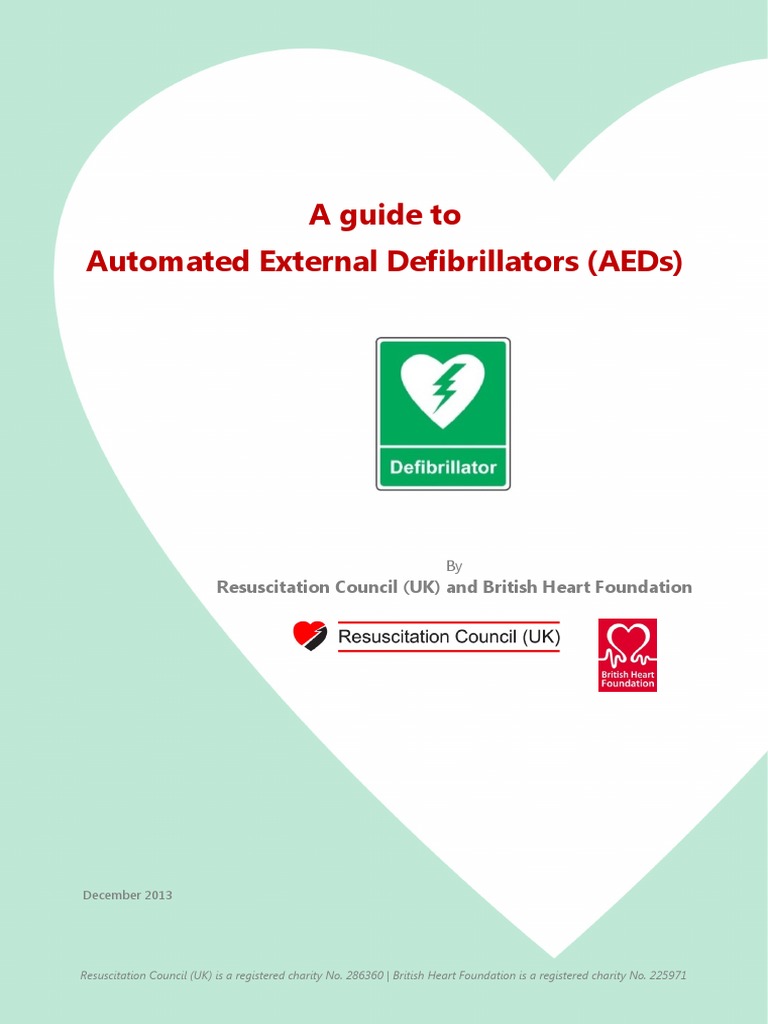 A Guide To Automated External Defibrillators (Aeds) : Resuscitation ...