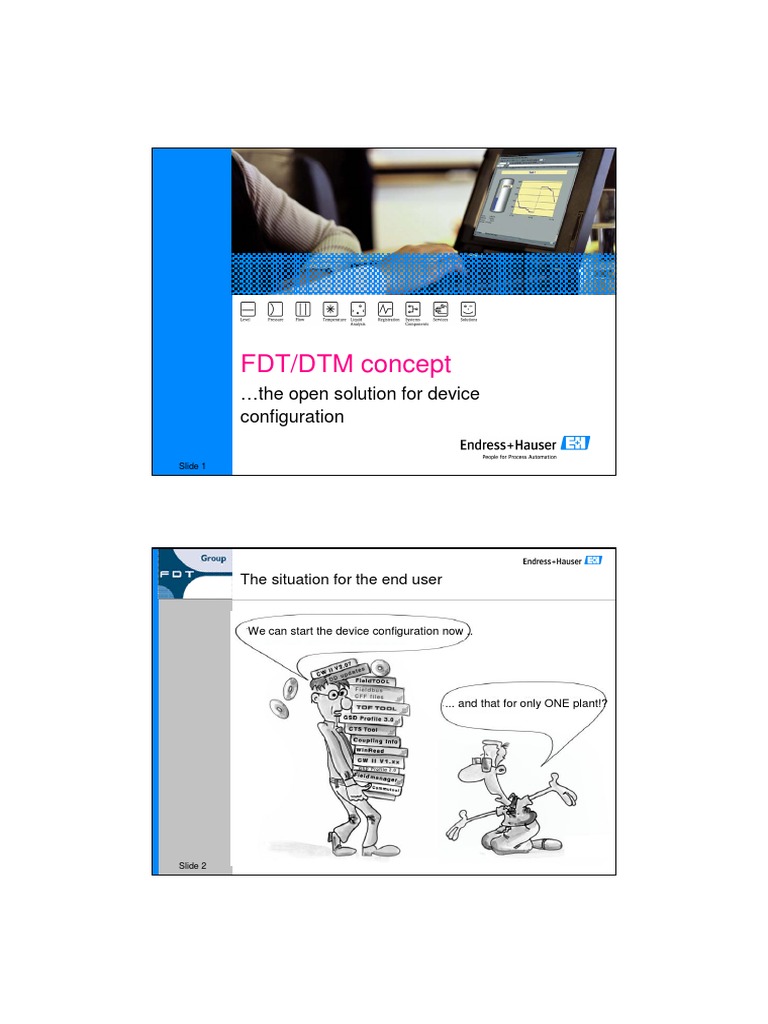 FDT/DTM Concept: The Open Solution For Device Configuration | PDF ...