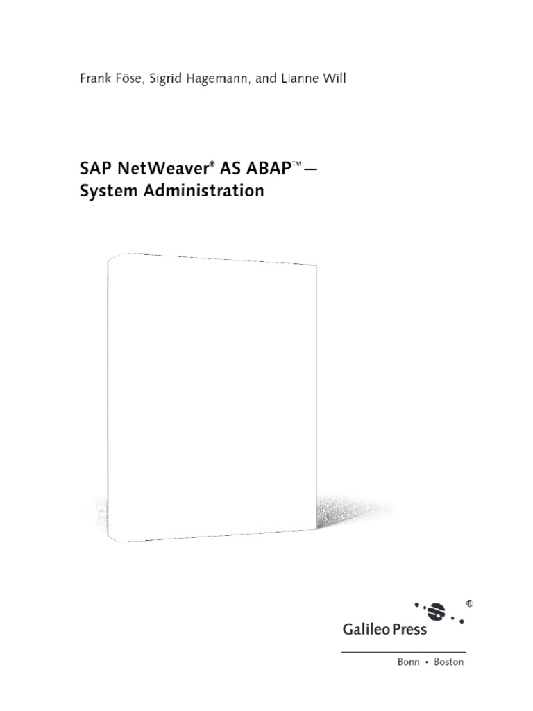 SAP NetWeaver As ABAP System Administration | PDF