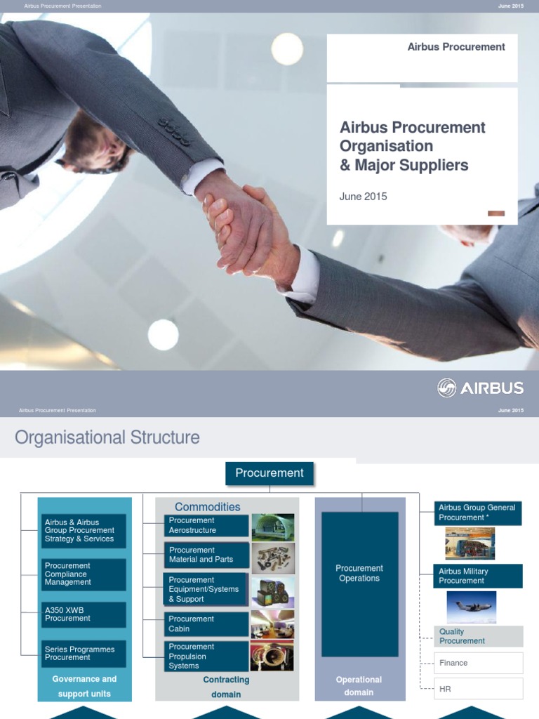 Airbus Procurement Organisation Major Suppliers June2015 | Airbus ...