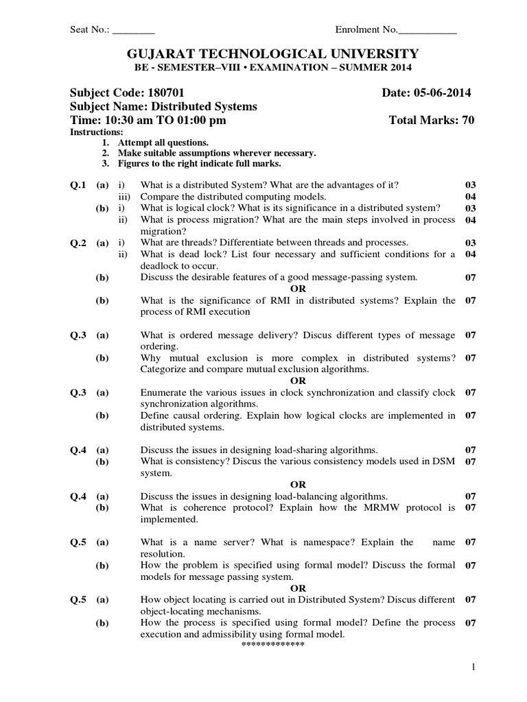 Distributed Systems | PDF | Computers | Technology & Engineering