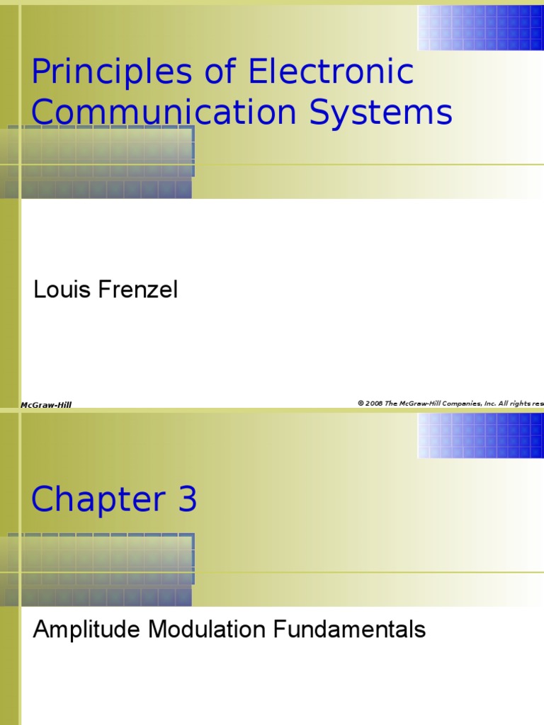 Amplitude Modulation Fundamentals Pdf Modulation Detector Radio