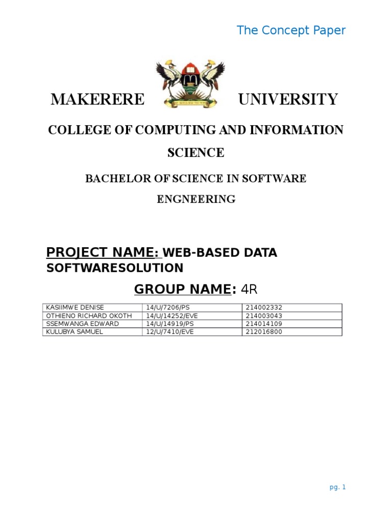 Makerere University: College of Computing and Information Science | PDF ...