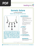 Beading Daily 5 Beadweaving Patterns PDF | PDF | Beadwork | Bead