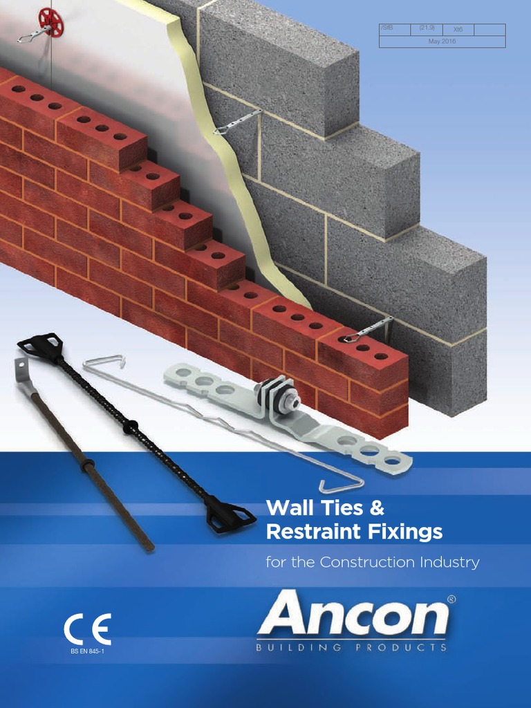 Wall Ties & Restraint Fixings: For The Construction Industry | PDF ...