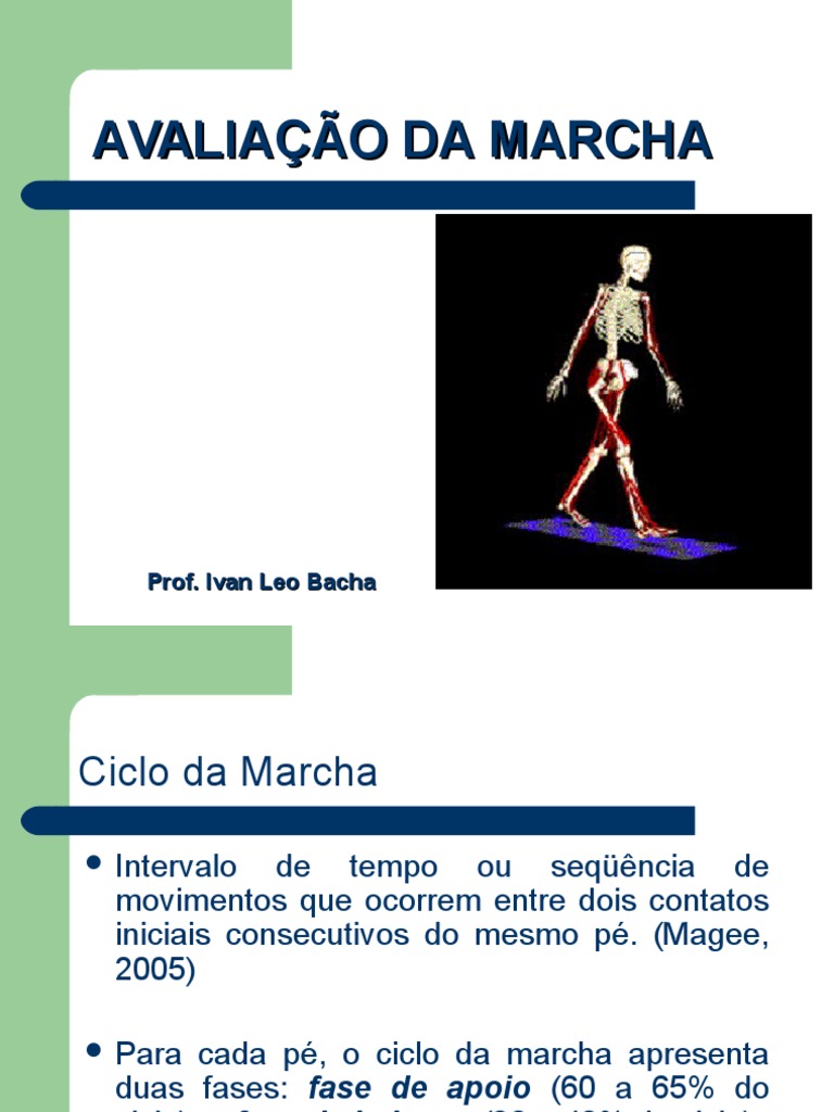 Análise das fases do ciclo da marcha e identificação de padrões de ...