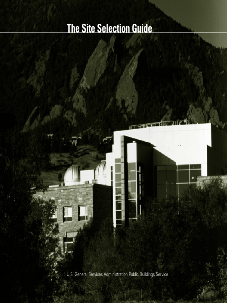 Site Selection Guide PDF | PDF