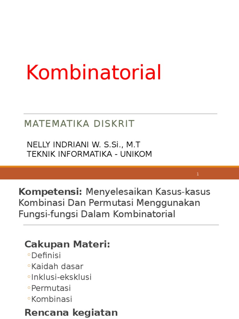 12 - Kombinatorial | PDF