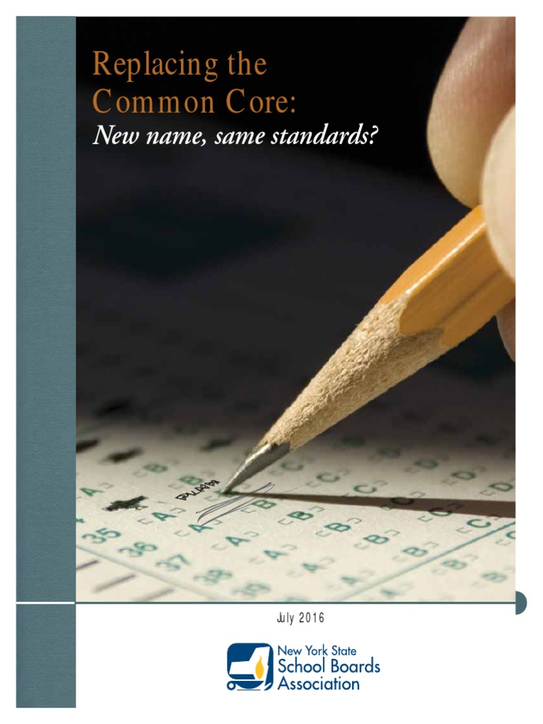 NYSSBA Replacing Common Core Report | PDF | Common Core State Standards ...