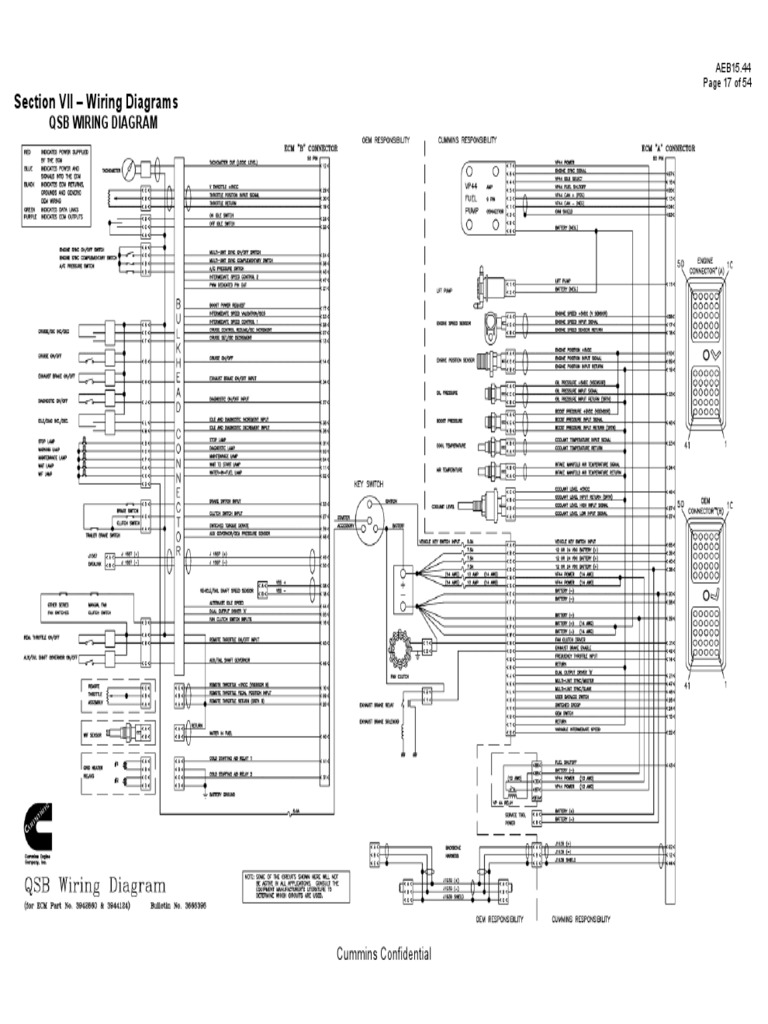 QSB QSC QSM Diagram PDF | PDF | Throttle | Switch