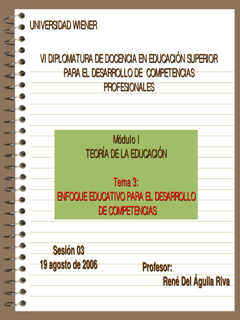 Enfoque educativo.pdf | Aprendizaje | Maestros