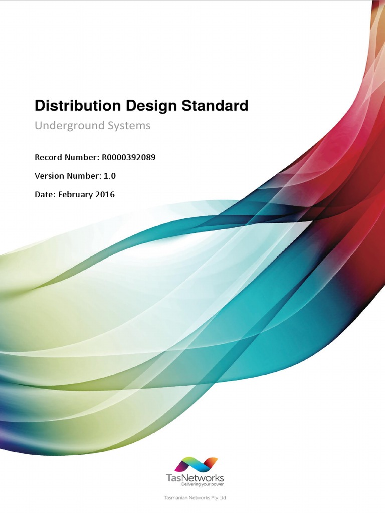 Distribution Design Standard - Underground System | Download Free PDF ...