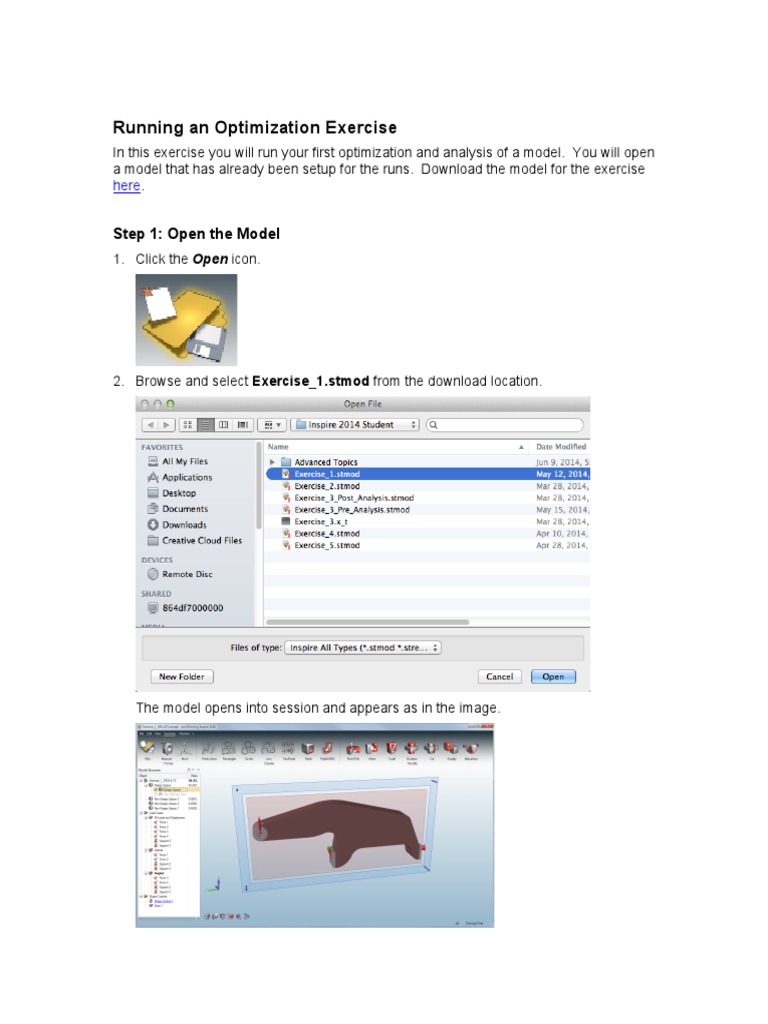 Running Optimization Exercise Inspire | PDF