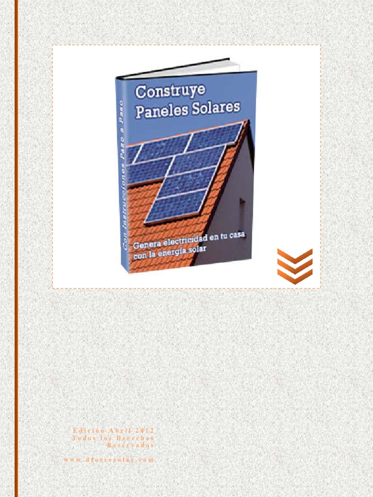 01 Manual Paneles Solares PDF | PDF | Batería (electricidad) | Panel solar
