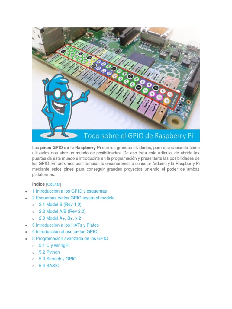 Gpio Raspberrypi2 | PDF | Arduino | Raspberry Pi