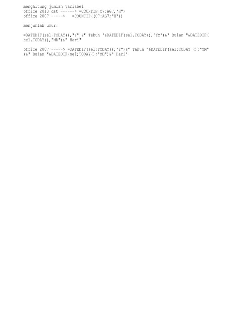 Modul Formula | PDF | Computers | Teaching Methods & Materials