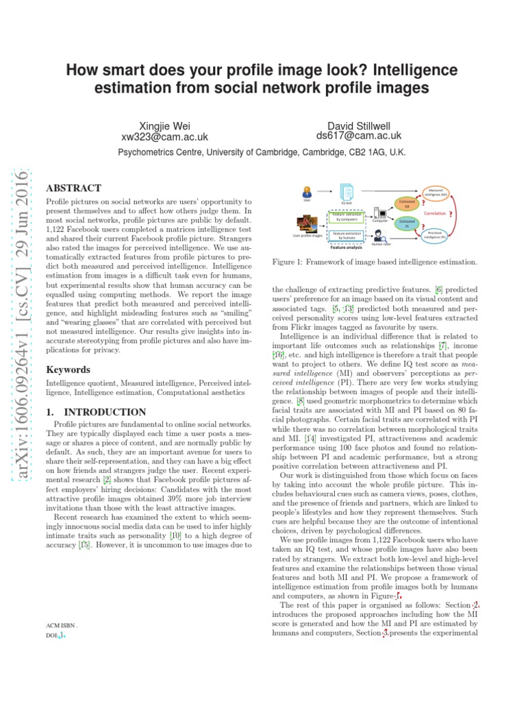 Algoritmo Predice El Nivel Intelectual, Según Cambridge | PDF ...