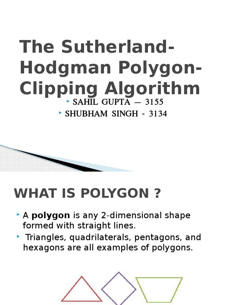 Polygon Clipping | PDF | Polygon | Convex Set