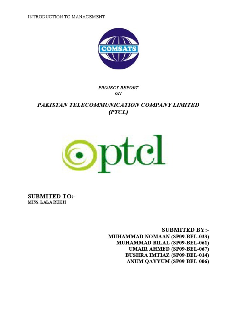 PTCL Project (Strategic Management) | PDF | Information And ...