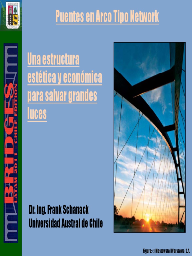Estructura de un Puente en Arco tipo Network