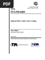 Cabling Standard - TIA 598 A - FO Cable Color Coding PDF | PDF ...