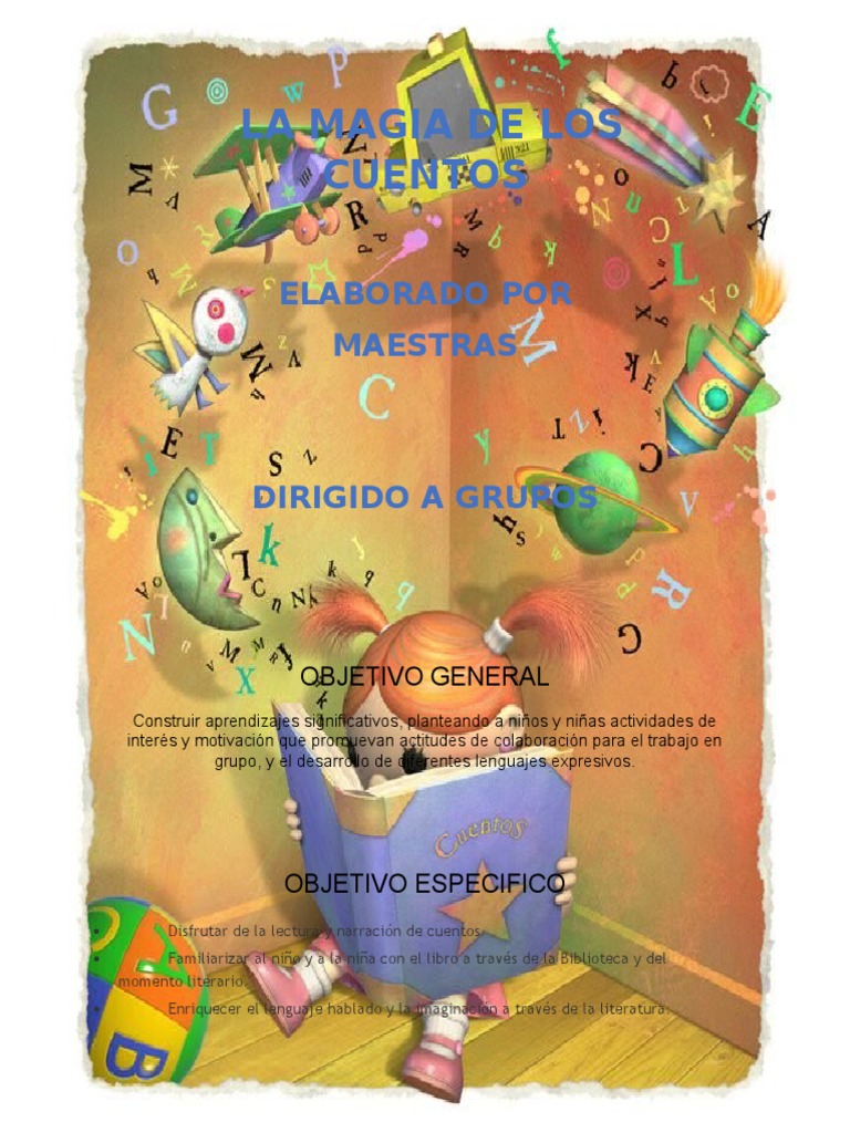 La Magia De Los Cuentos Pdf Lectura Proceso Jardín De Infancia