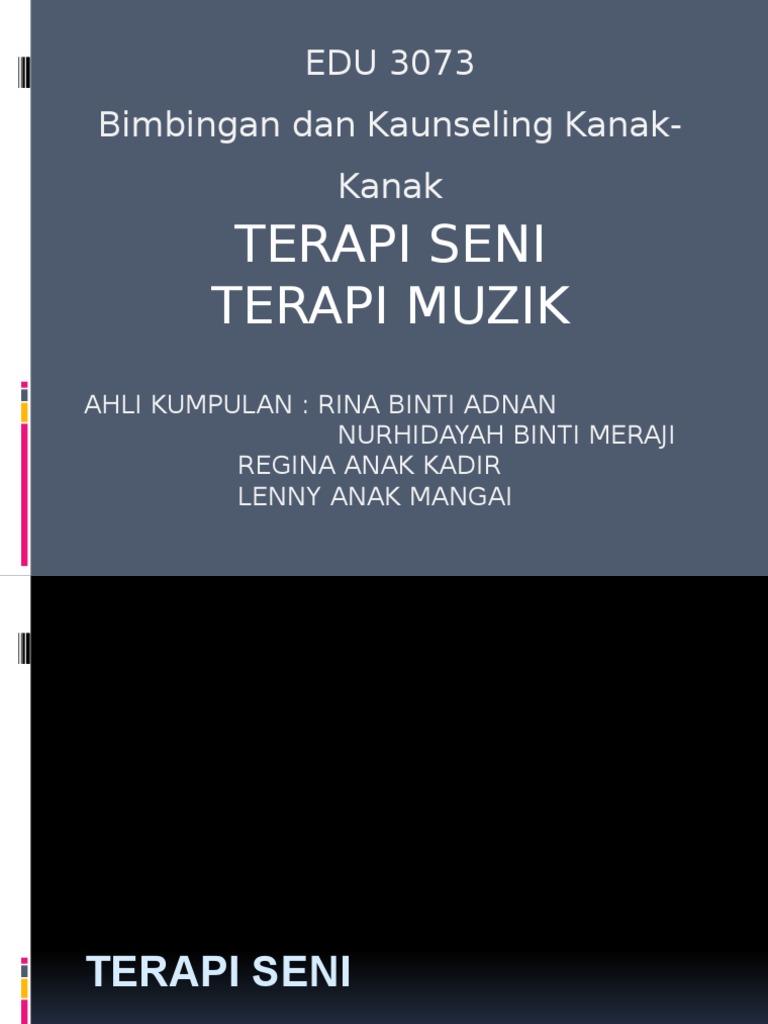 Terapi Seni & Terapi Muzik | PDF