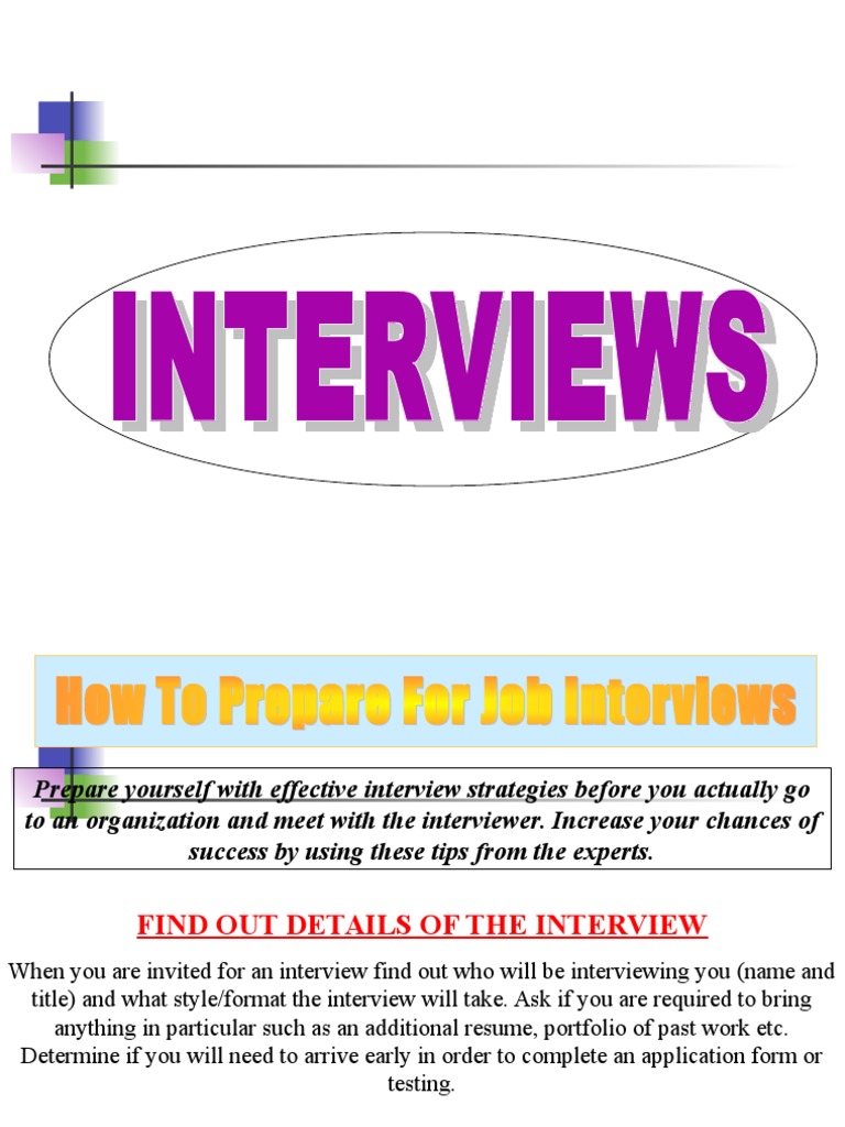 Interviews | PDF | Interview | Nonverbal Communication