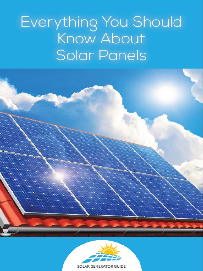 Solar Panels PDF | PDF | Solar Cell | Solar Power