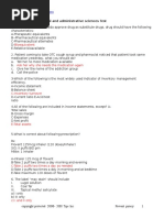 NLPDP DUR Response Codes Overview | PDF | Pharmacy | Pharmacist