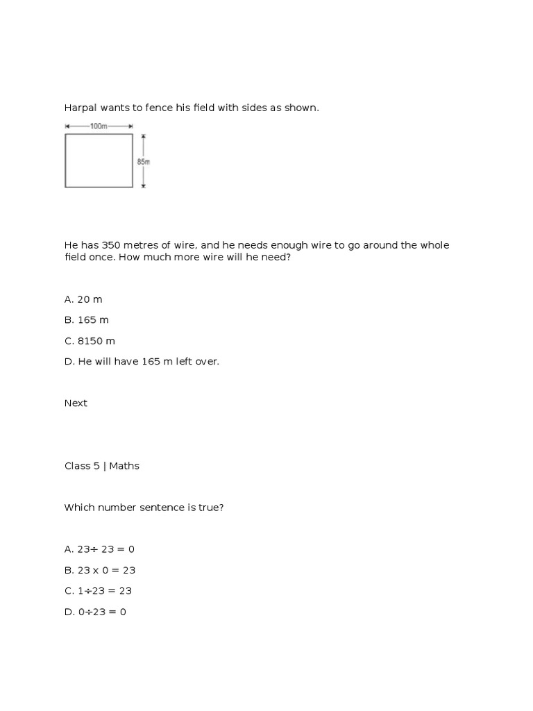Maths Asset Paper | PDF | Metre | Teaching Mathematics