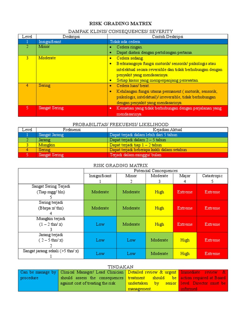 Risk Grading Matrix | PDF