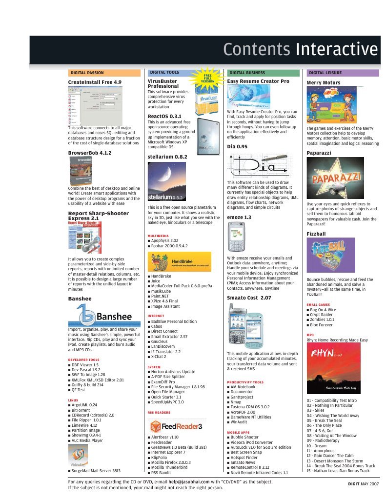 Digit Magazine (India) (May 2007) | PDF | Digital Technology | Computing