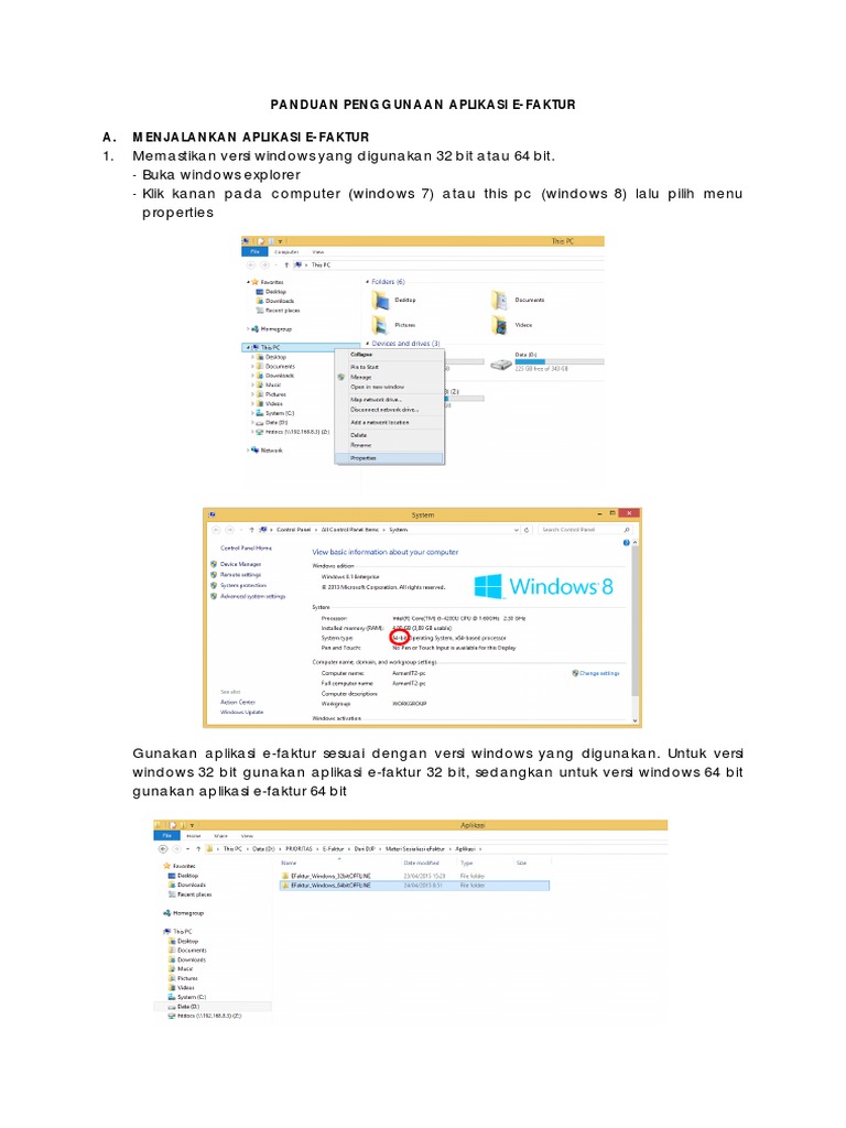 Panduan E-Faktur | PDF
