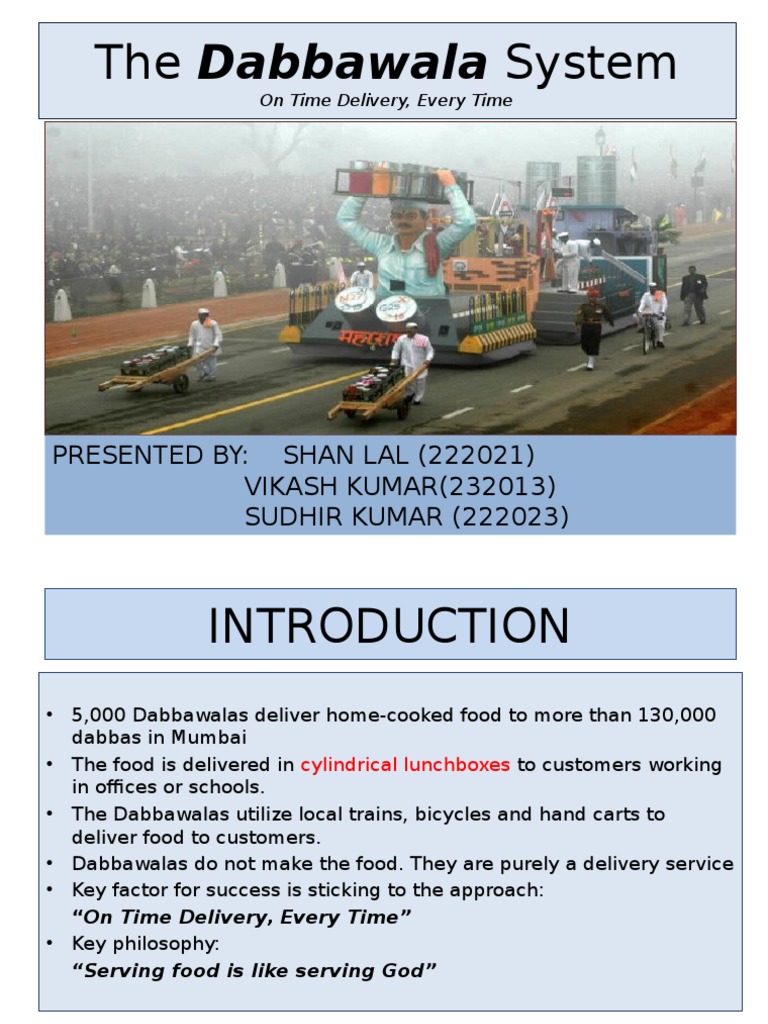 Mumbai Dabbawala Case Study | PDF | Business
