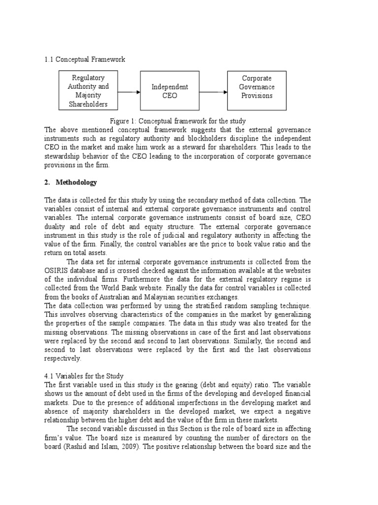 CEO Duality Firm Performance | PDF | Coefficient Of Determination | Corporate Governance