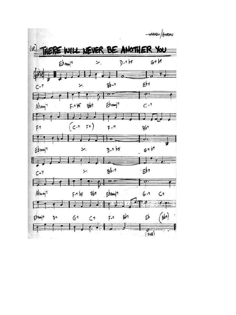 There Will Never Be Another You