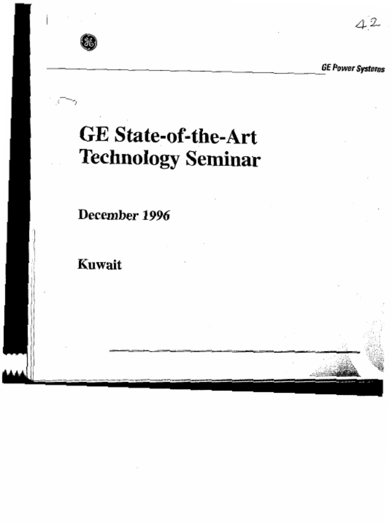 Ge Power Ststem Manuals PDF | PDF | Electric Generator | Gas Turbine