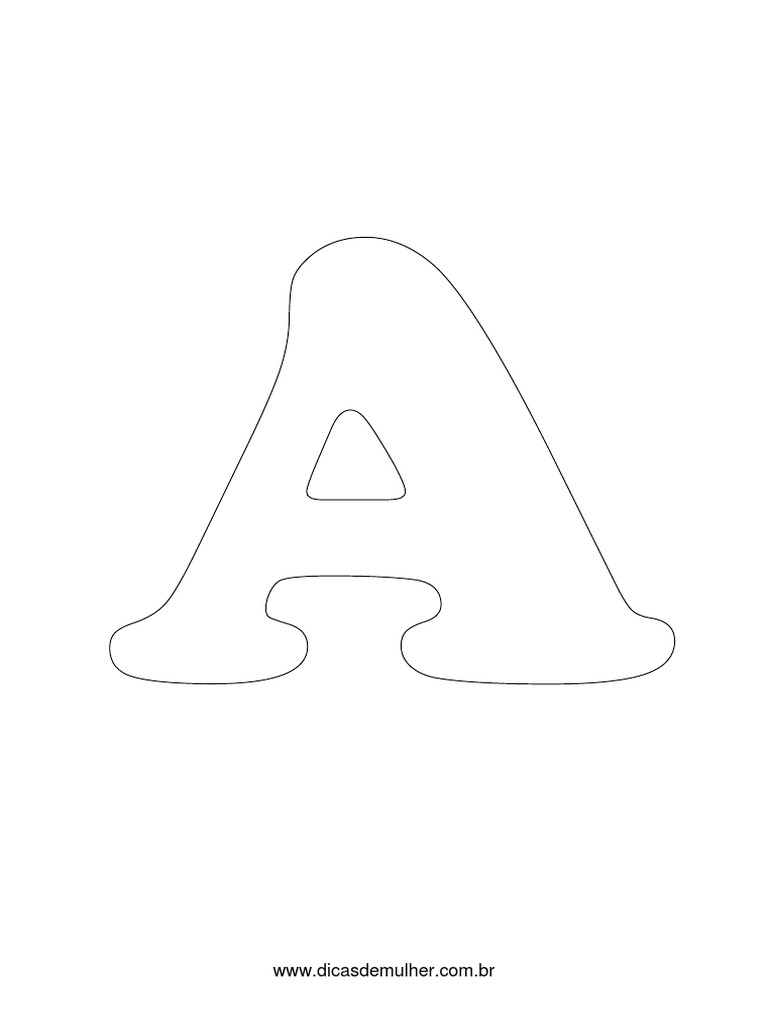 Moldes de Letras Cooper Black PDF | PDF