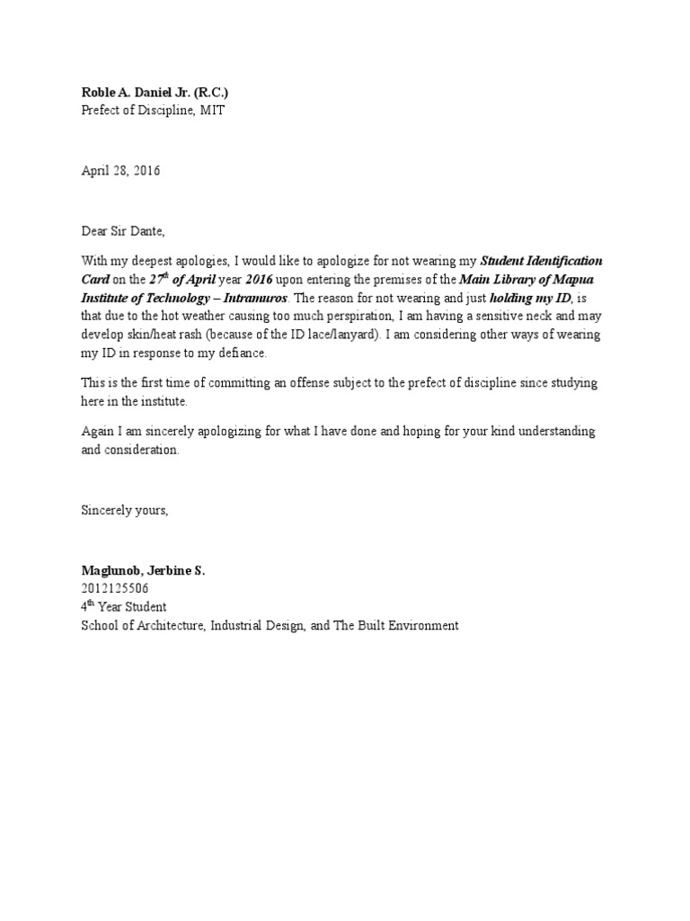 Id Letter | PDF | Social Science | Art