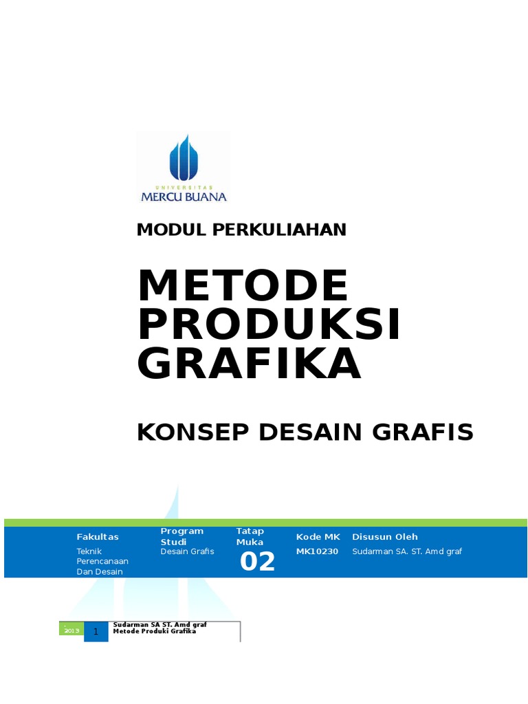 New Modul Konsep Desain Grafis | PDF
