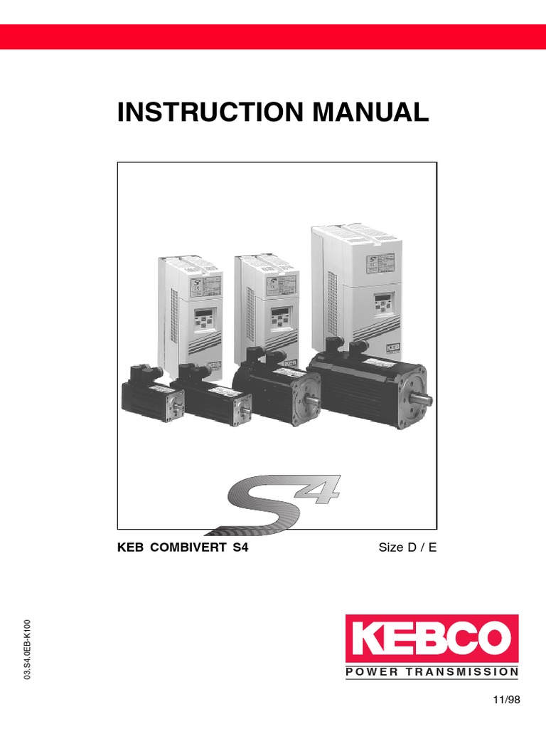 Manual Combivert KEB PDF | PDF | Electric Motor | Parameter (Computer Programming)