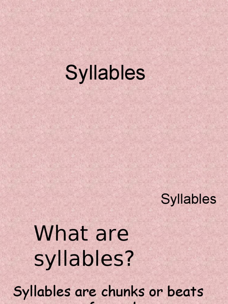Syllables and Iambic Pentameter | PDF | Stress (Linguistics) | Rhythm ...